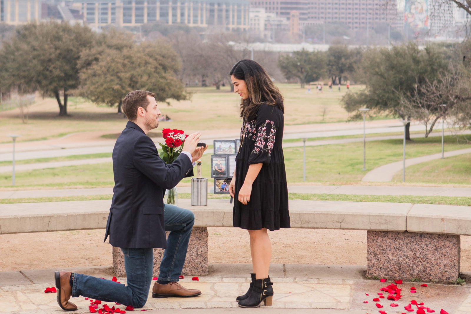 Romantic Downtown Austin Marriage Proposal | Ileana & Paul - www ...
