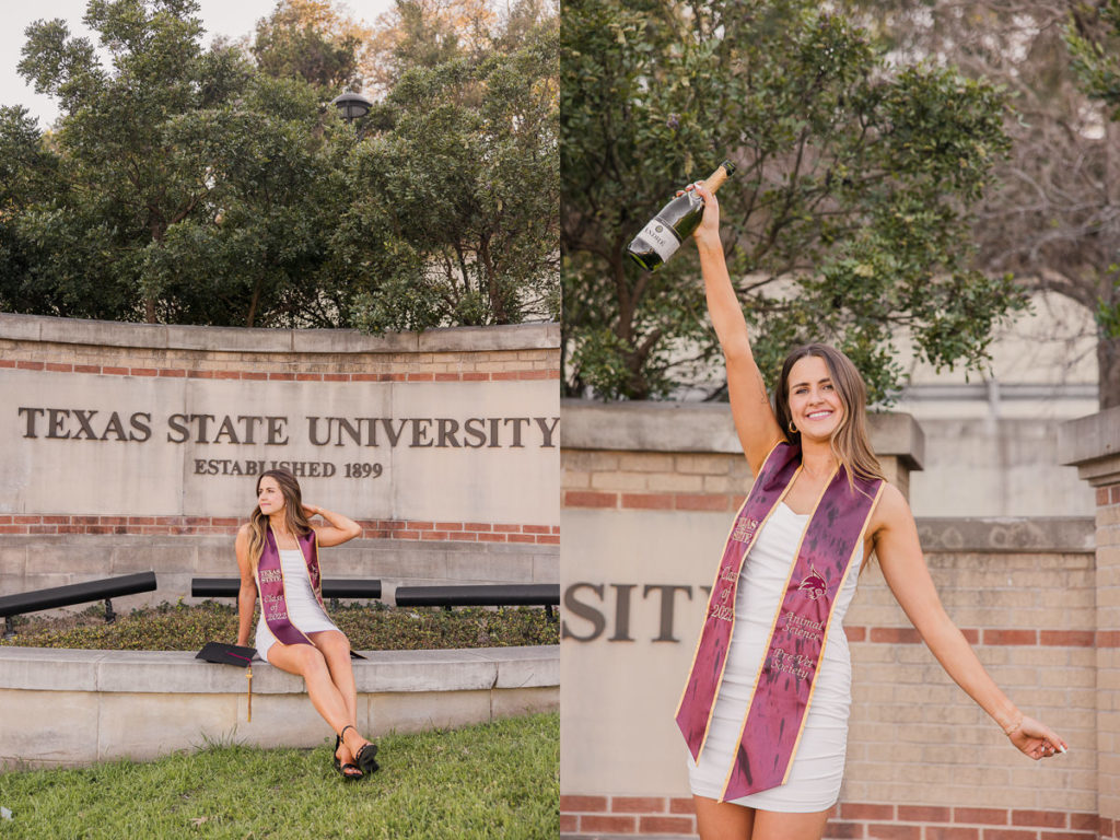 Texas State Senior Photos | Jennifer + Her Dog! - www ...