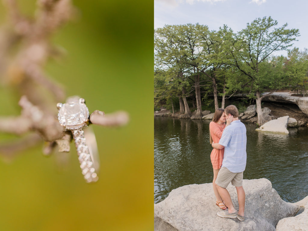 Sunset Engagement Photos at McKinney Falls State Park | Toni & Gabe ...