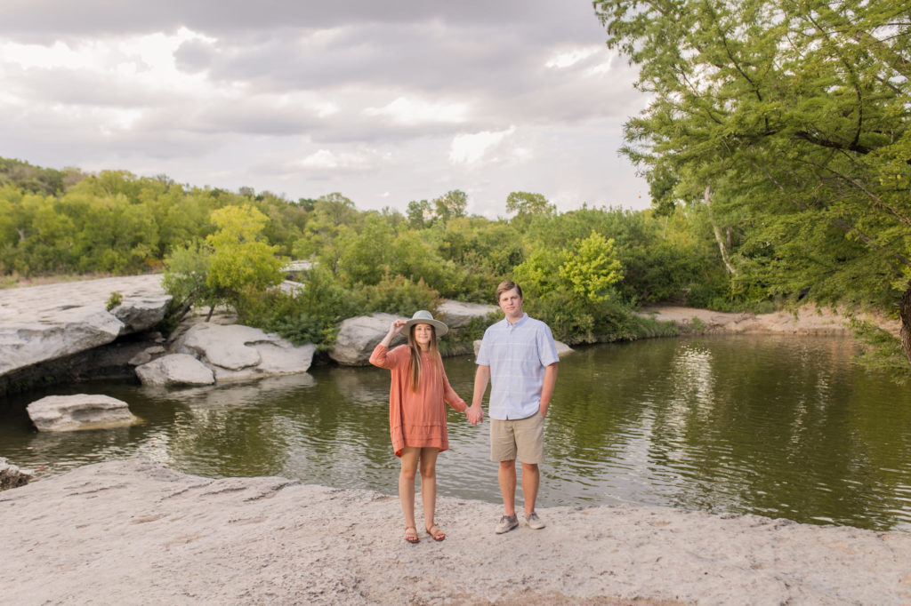 Sunset Engagement Photos at McKinney Falls State Park | Toni & Gabe ...