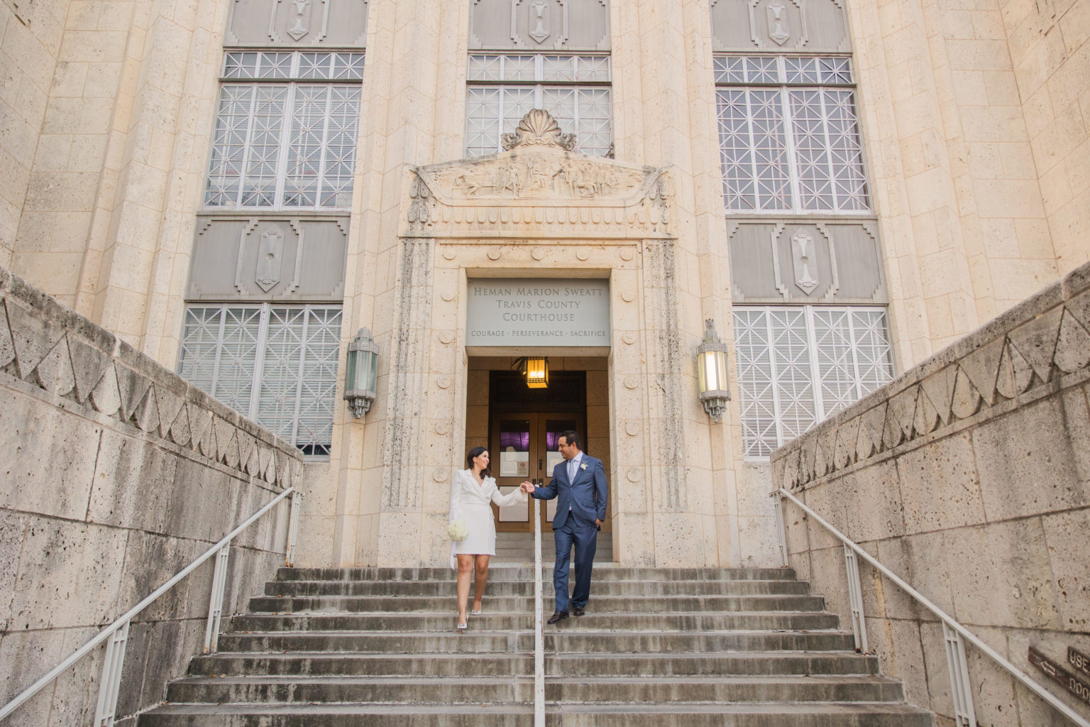 Austin Courthouse Elopement | Diana & Gino - www ...