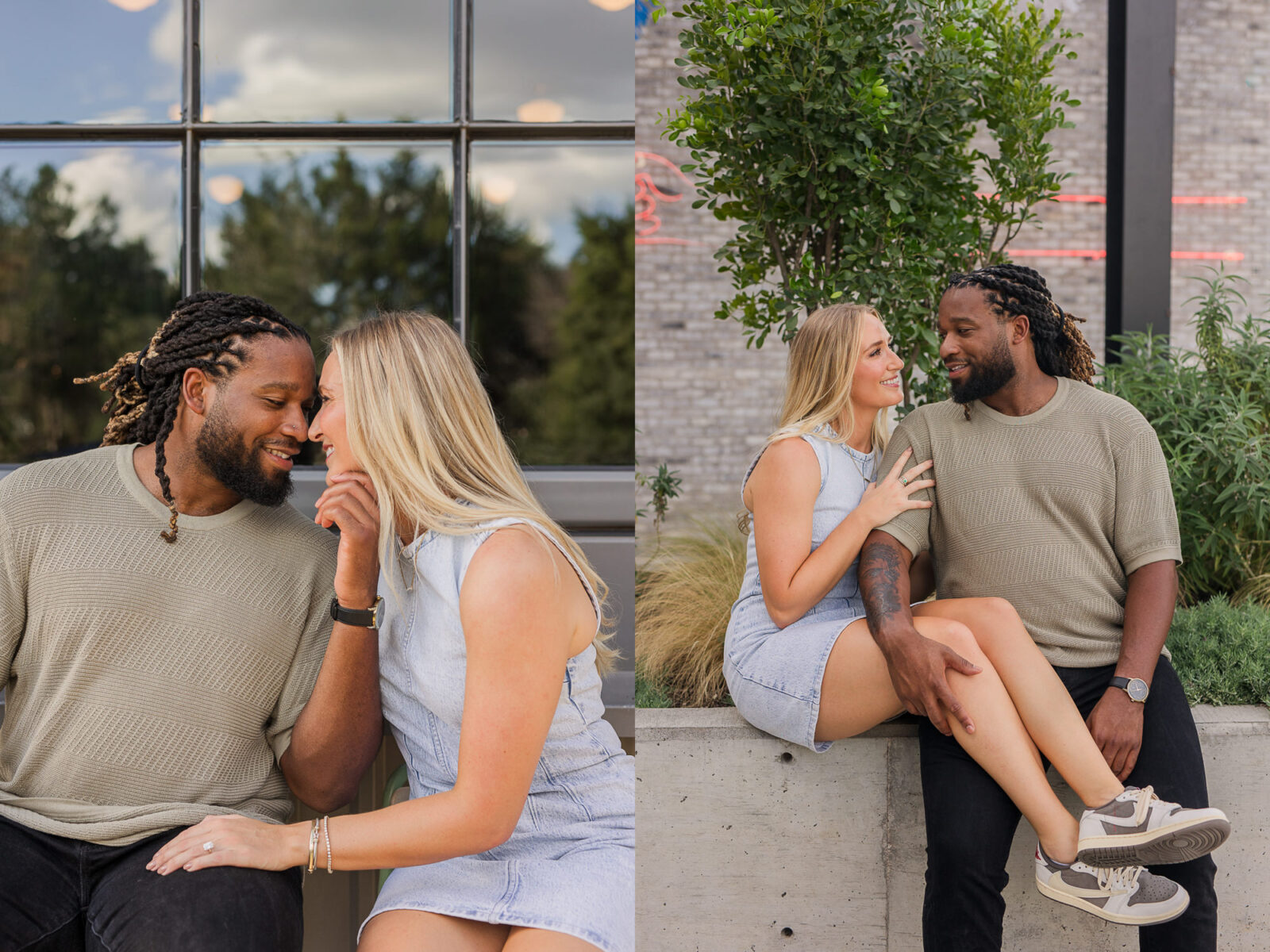 Meanwhile Brewing + Courthouse Engagement Photos | Bree & Terrence ...